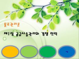 [물류관리론] 제1장 공급사슬관리와 경쟁전략 ( scm ) ( 물류관리 )(채찍효과)(내부가치사슬)(pearson)-1페이지