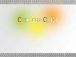 리테일마케팅 CHIC AND CHICK-1페이지