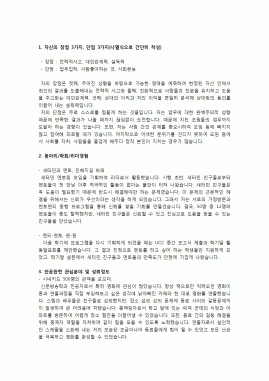 [강추][11년 하반기] GS건설 인사직무 서류합격 자기소개서-1페이지