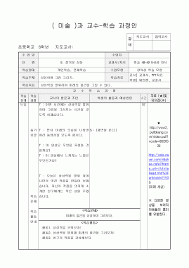 6)미술-5. 즐거운 상상 - 상상하여 그리기-1페이지