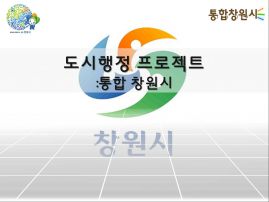 도시행정 프로젝트 : 통합 창원시-1페이지