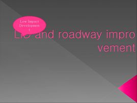 LID(Low Impact Development) and roadway improvement-1페이지