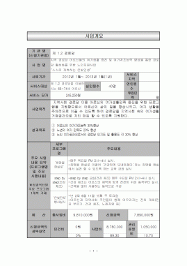 사회복지 프로그램 개발과 평가 (프로포절)-1페이지