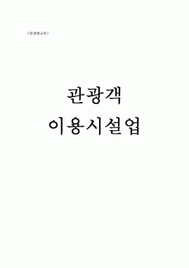 관광객이용시설업-1페이지