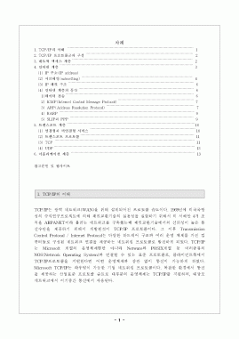 TCP, IP에 대한 조사-1페이지