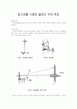 빛지레를 이용한 물체의 두께 측정-1페이지