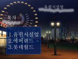 유원시설업의 성공사례 -1페이지