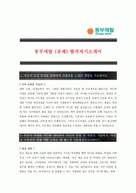 [ 동부메탈 - 공채 ]합격자기소개서,동부메탈자기소개서자소서,동부메탈자소서자기소개서,동부메탈자기소개서샘플,동부메탈경영자기소개서예문,자기소개서, 자기소개서자소서,기업자기소개서,직종자기소개서자소서-1페이지