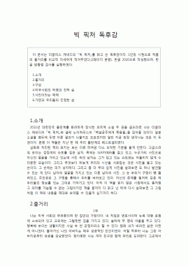 더글라스 케네디의 빅 픽처 독후감-1페이지