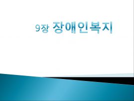 9장 장애인복지-1페이지