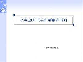 의료급여 제도의 현황과 장단기 개선 방향-1페이지