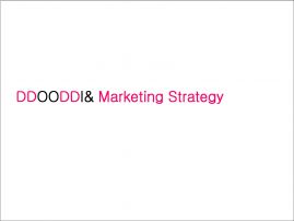 DDOODDI& Marketing Strategy (뚜띠앤 마케팅 전략)-1페이지