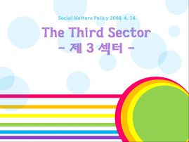 정책대상과 공급주체 - Social Welfare Policy  The Third Sector - 제 3 섹터-1페이지