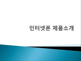 인터넷폰 제품소개-1페이지