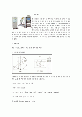 [자연과학] 충격실험 -1페이지