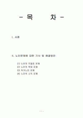 사회문제론-노인문제 [노인문제에 대한 기사 및 해결방안]-1페이지