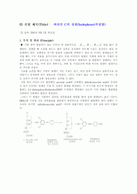 비타민 C의 정량(Indophenol) 적정법-1페이지