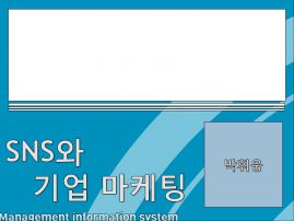 SNS의 현재와 미래 전망 분석-1페이지