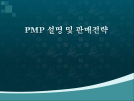 pmp 설명 및 판매전략-1페이지