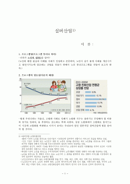 실버산업 - 노인의 성-1페이지