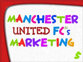 맨체스터(맨유) 마케팅 (Manchester United FC`s Marketing)-1페이지