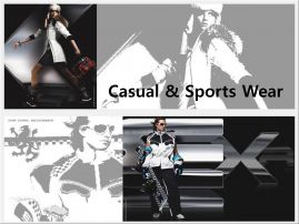 Casual & Sports Wear,마케팅,브랜드,브랜드마케팅,기업,서비스마케팅,글로벌,경영,시장,사례,swot,stp,4p-1페이지