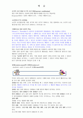 심리학개론 정리 요약-1페이지