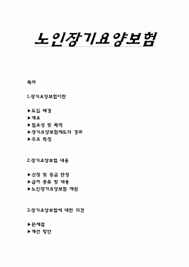 노인장기요양보험에 관하여-1페이지