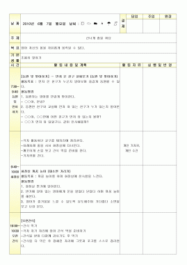 만1세) <활동계획안> 신나게 춤을 춰요 - 영아 자신의 몸을 자유롭게 움직일 수 있다 : 조용히 말하기-1페이지