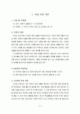 중 1) (세안) <(생활국어 쓰기)과 교수, 학습 과정안 (1/4)> 3. 우리가 만드는 세상 (2) 건의하는 글 쓰기-1페이지