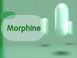 모르핀 (Morphine)-1페이지