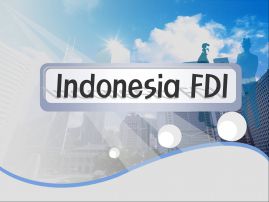 인도네시아(Indonesia) FDI-1페이지