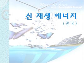 신 재생 에너지 중국 프로젝트-1페이지