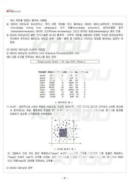 2012년 하계계절시험 데이터마이닝 시험범위 핵심체크-1페이지