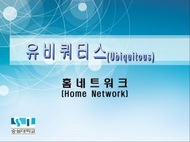 유비쿼터스(Ubiquitous) 홈네트워크(Home Network)-1페이지