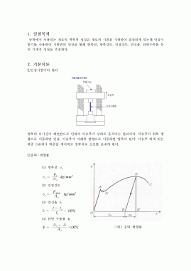 [기계공학실험] 인장 실험-1페이지