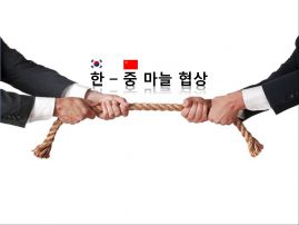 한중마늘협상,국가협상,한국중국,마케팅,브랜드,브랜드마케팅,기업,서비스마케팅,글로벌,경영,시장,사례,swot,stp,4p-1페이지