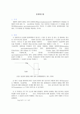 [생화학 실험보고서] 흡광광도법-1페이지