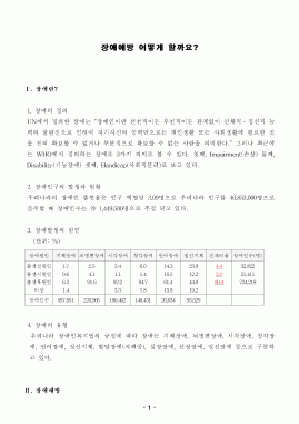 임신부에 대한 장애 예방-1페이지