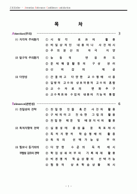 캘러의 ARCS 이론과 그 적용 사례-1페이지