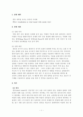 [기계공학실험] 풍동실험-1페이지