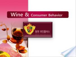 와인 소비자 구매행태 Wine & Consumer Behavior ppt-1페이지