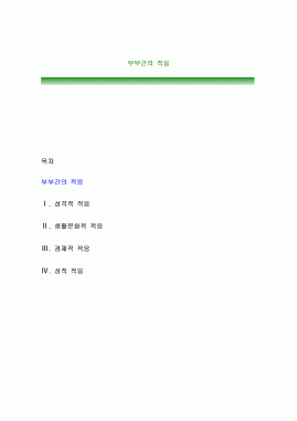 부부간의 적응-1페이지