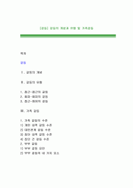 [갈등] 갈등의 개념과 유형 및 가족갈등-1페이지