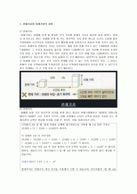 [재무관리] 현재가치와 미래가치의 차이와 사례를 들어보고 10년후 우리나라의 금리를 예측해 보세요.-1페이지