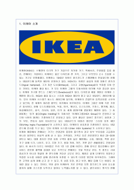 스웨덴 다국적기업 이케아(ikea)의 마케팅 전략 분석-1페이지