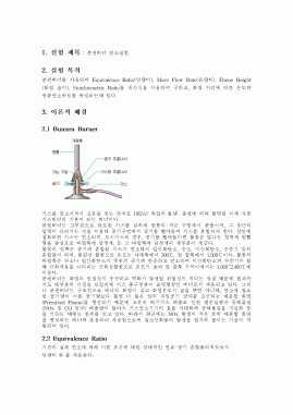 분젠버너 연소실험-1페이지