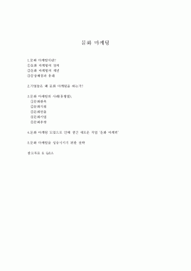 [비즈니스/경제] 문화마케팅 -1페이지