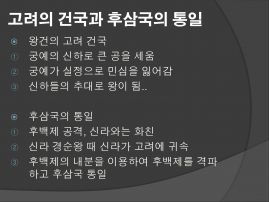 한국사(고려) PPT-1페이지