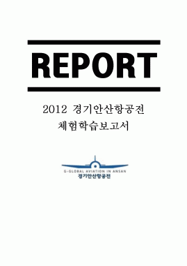 2012 경기안산항공전 (경기국제항공전) 체험학습 보고서 - 장점,미흡한점,개선할점,발전방안 등-1페이지